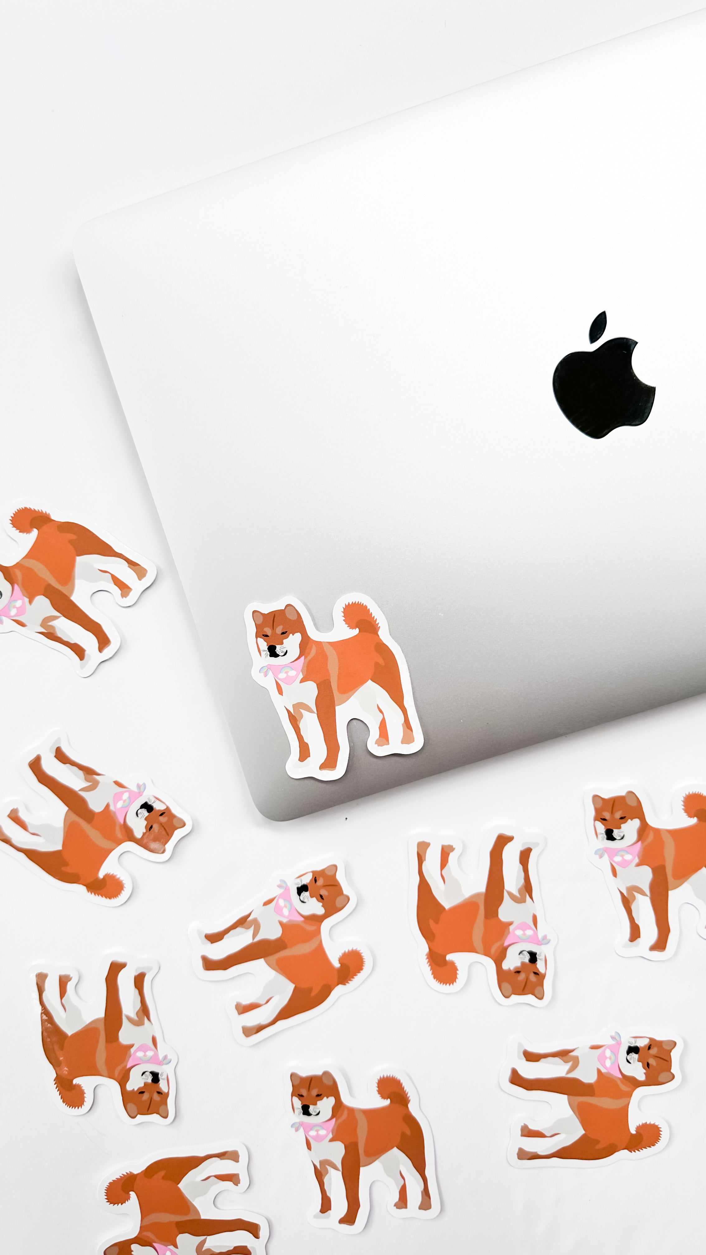 Shiba Inu Pride Dog Sticker – Rainbow Certified