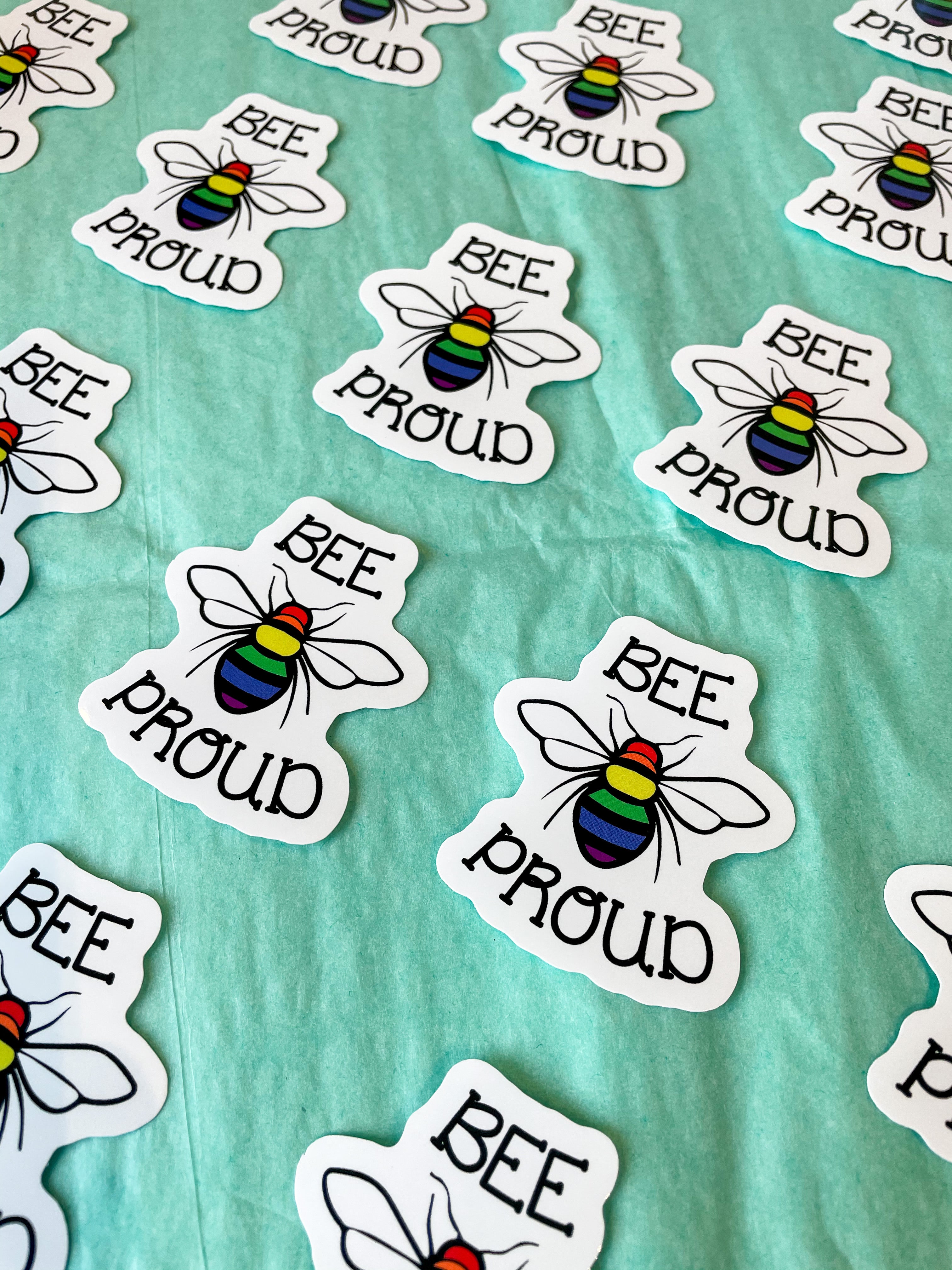 Bee Proud LGBTQ+ Sticker | LGBTQ+ Friendly – Rainbow Certified